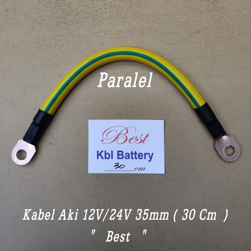 Jual KABEL AKI ACCU MOBIL 12V-24V 35MM PANJANG 30CM " BEST " | Shopee Indonesia