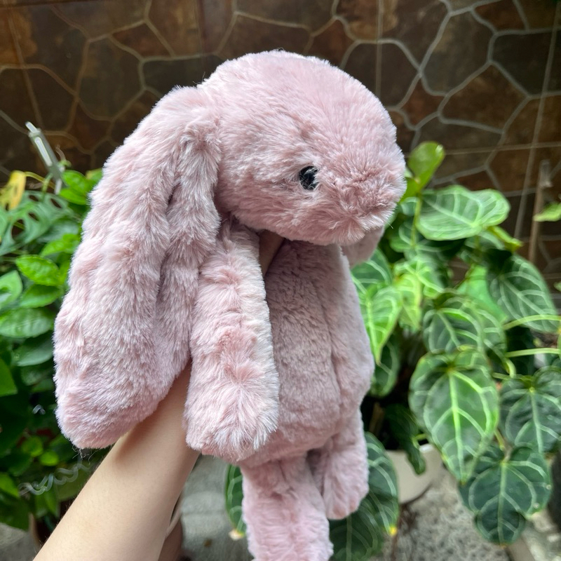 Jual JELLYCAT BASHFUL BUNNY - Medium small plushie boneka Bartho, Cream ...