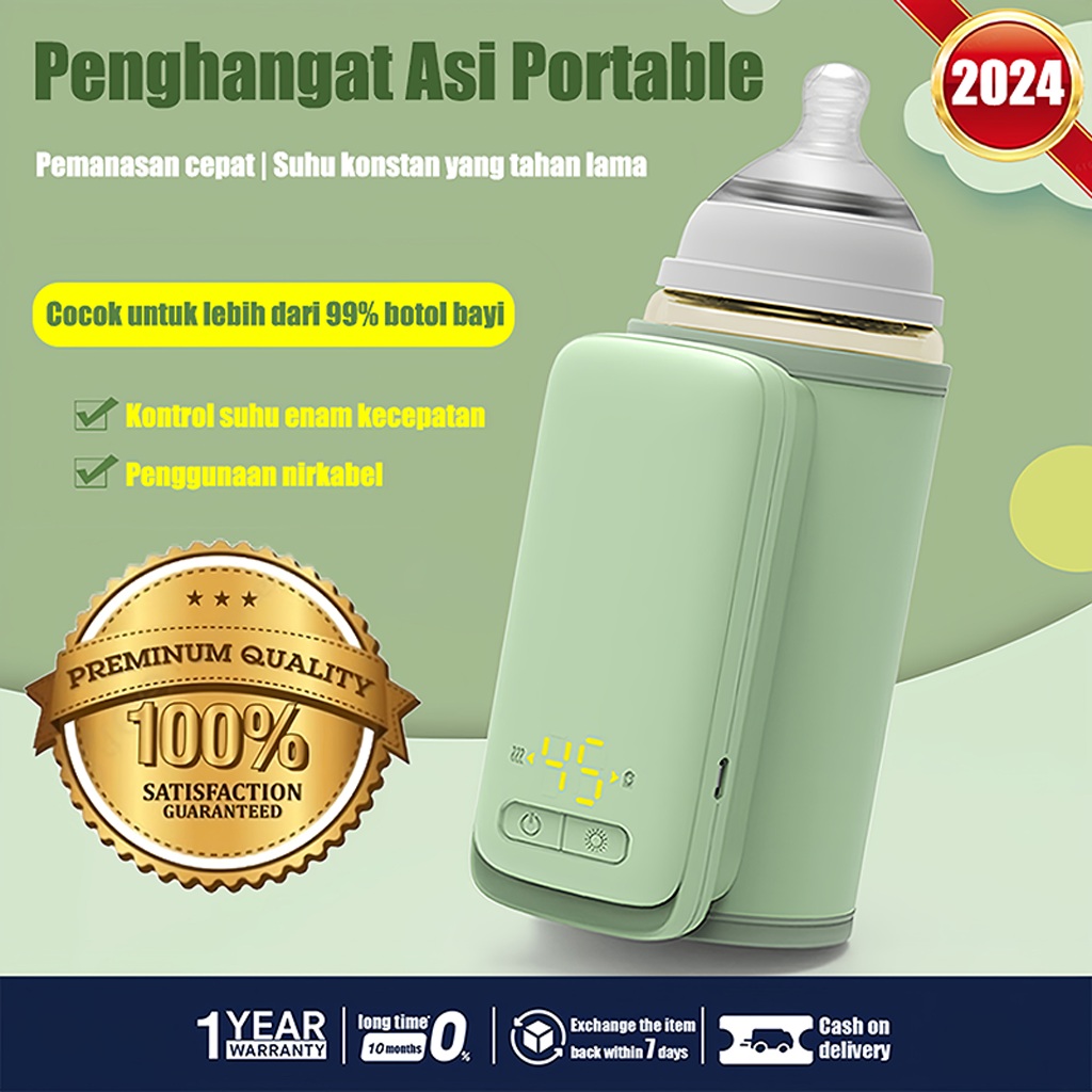 Jual 2025 penghangat botol susu/pemanas asi portable bayi safe/Tampilan ...