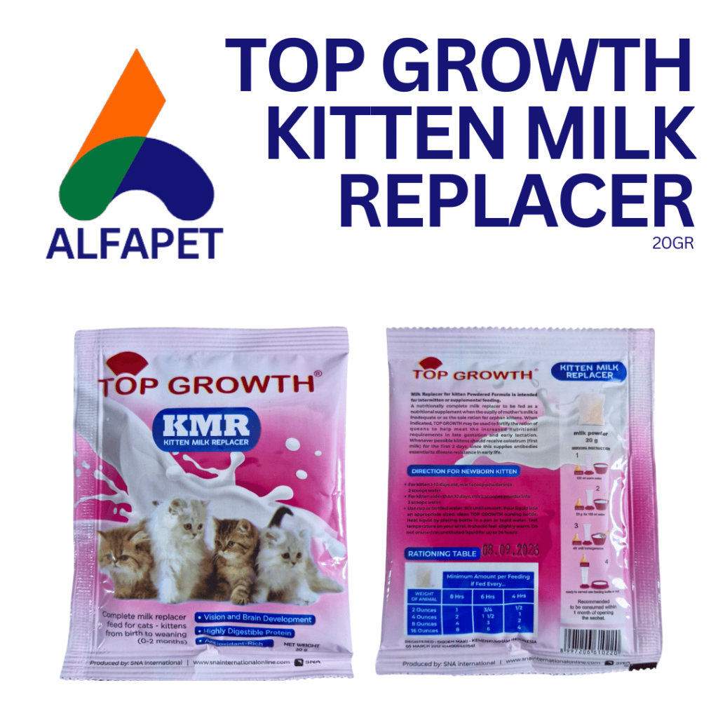 Jual Top Growth susu anak kucing kitten per sachet 20gr | Shopee Indonesia