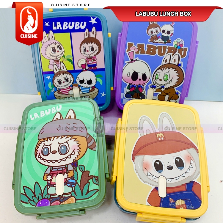 Jual Kotak Makan Anak Gambar LABUBU Stainless steel SUS 304 LUNCH BOX ...