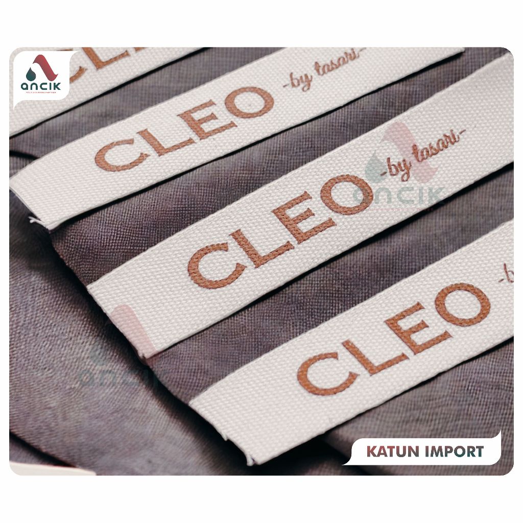 Jual LABEL CUSTOM 100pcs label custom label hijab label piterban label ...