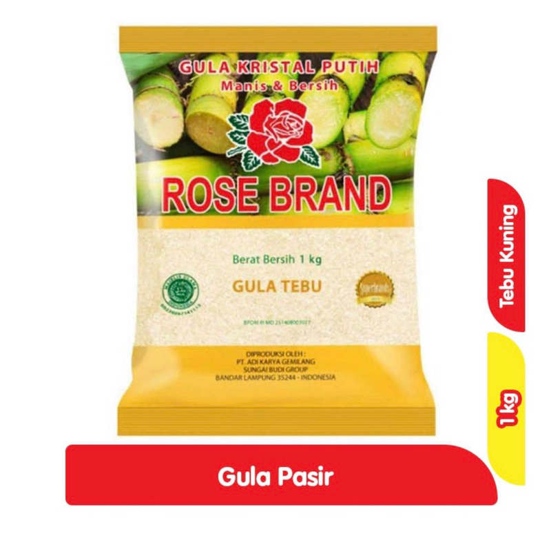 Jual Rose Brand Kuning /Hijau Gula Pasir 1kg | Shopee Indonesia