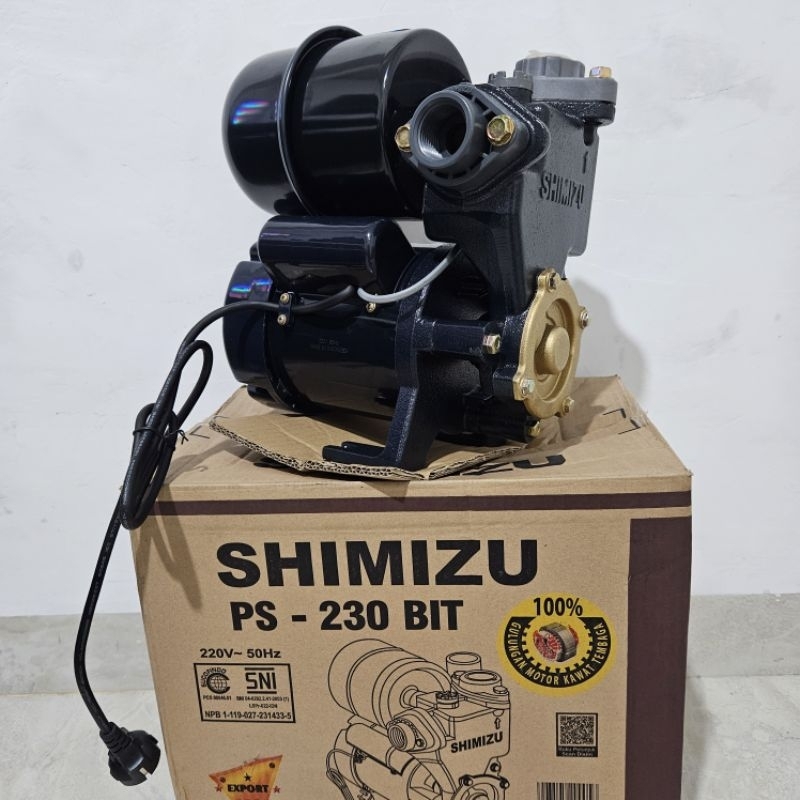 Jual Mesin Pompa Air Listrik Otomatis SHIMIZU PS-230 BIT Putra Inti | Shopee Indonesia