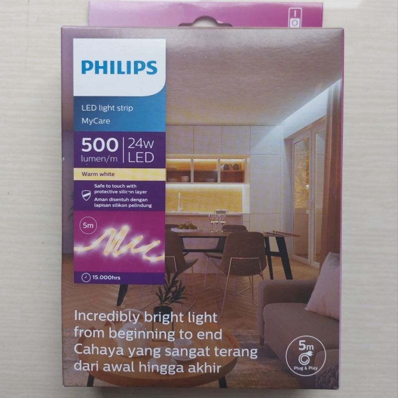 Jual PHILIPS Lampu LED Light Strip MyCare DC 24V GM Panjang 5m 10m ...