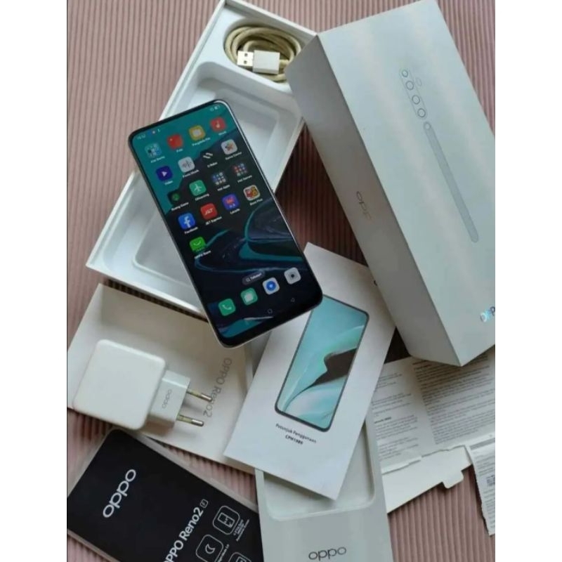 Jual Oppo Reno 4F Ram 8/128 Lengkap Fullshet Kamera Pop Up Selfie ...