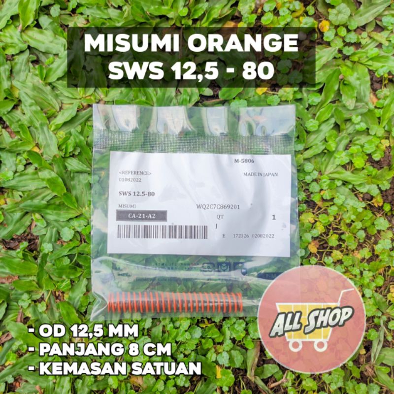 Jual Per misumi orang SWS 12,5-80 - Per Spring misumi orange original ...