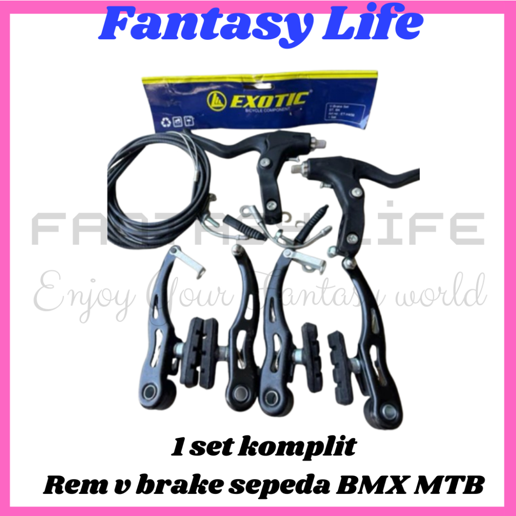 Jual Fantasy rem set sepeda model v brake sepeda anak BMX federal ...