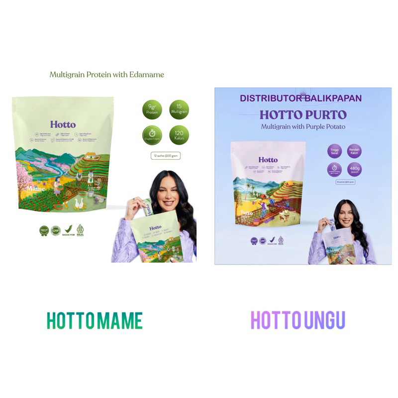 Jual New Hotto Purto multigrain - 1 pouch isi 16 Sachet - Hotto ...