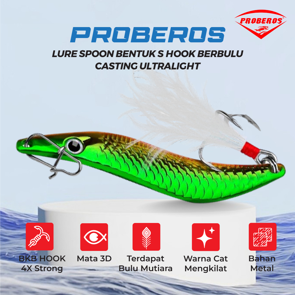 Jual PROBEROS - Umpan Pancing Casting DW565 7G/10G/14G/20G Umpan ...
