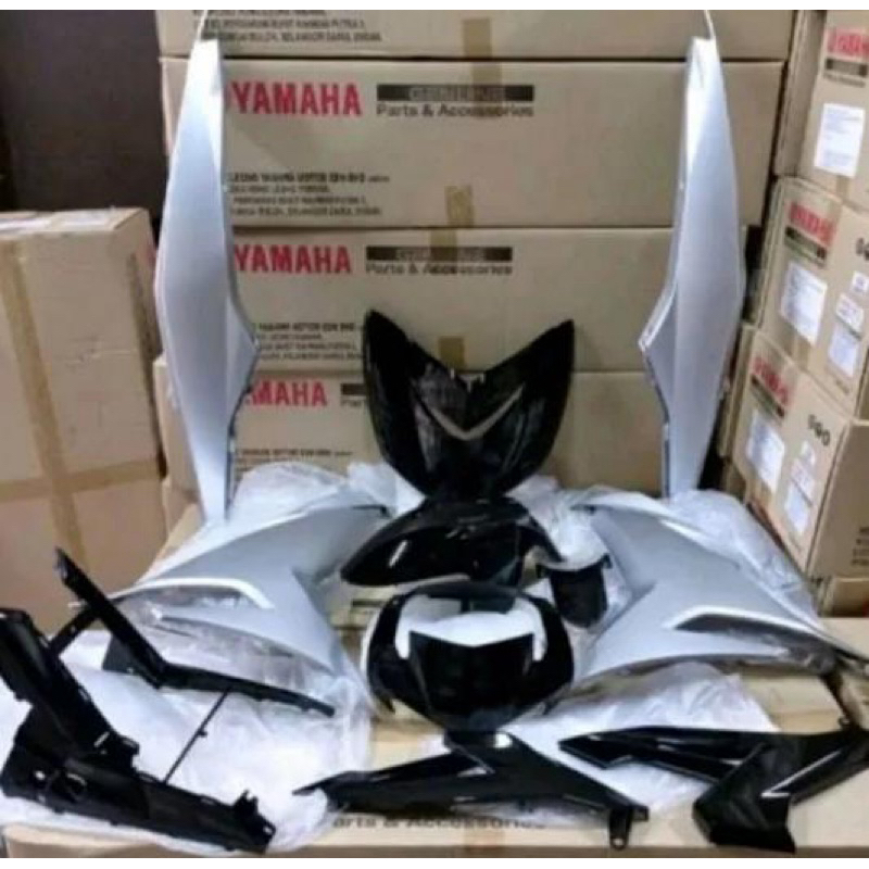Jual Body Mx king 150 V1, Body Mx king 150 V2, Warna: Hitam glosy ...