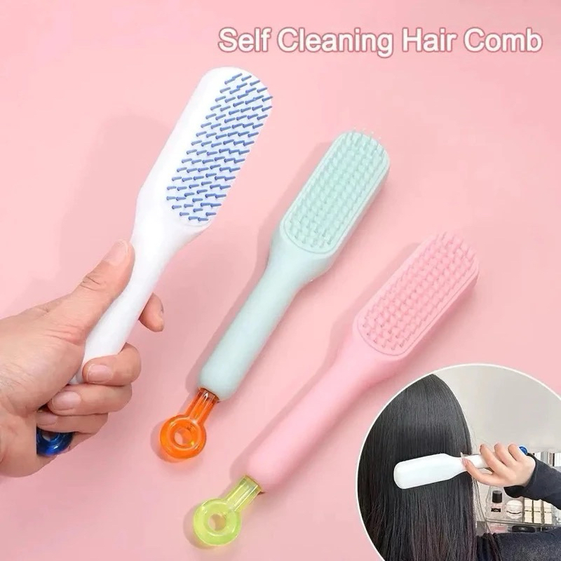 Jual (COD) SISIR ANTI KUSUT MAGIC COMB / SISIR RAMBUT TELESKOPIK BISA ...