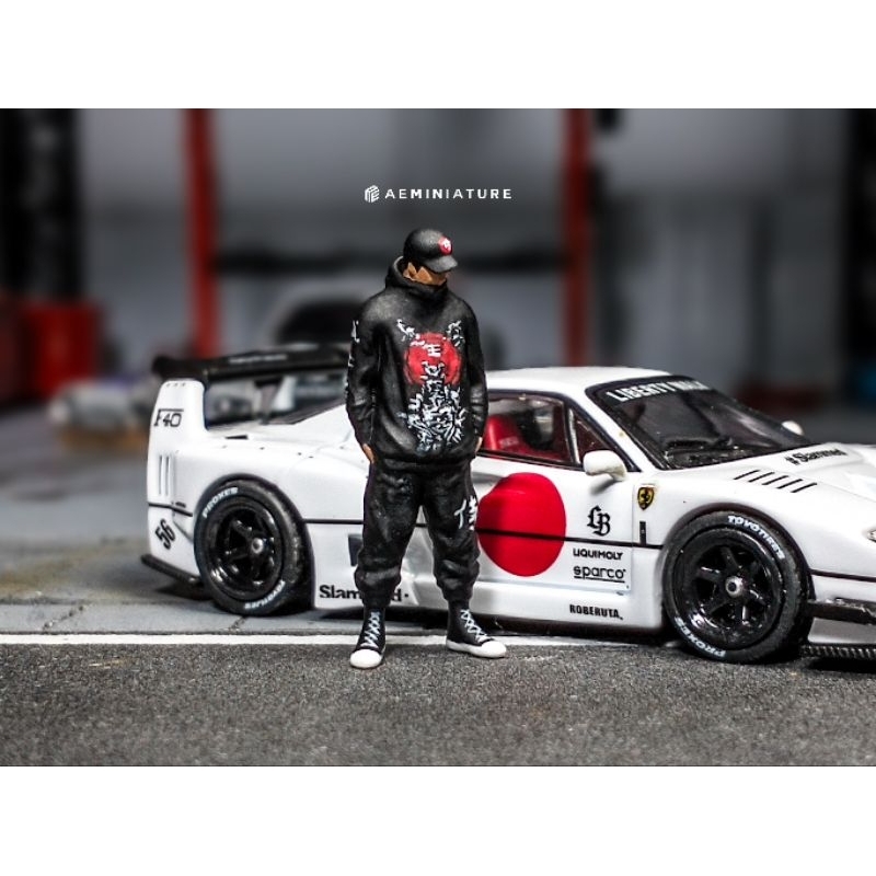 Jual miniatur figure skala 1/64 cowo hoodie japan style - diorama ...
