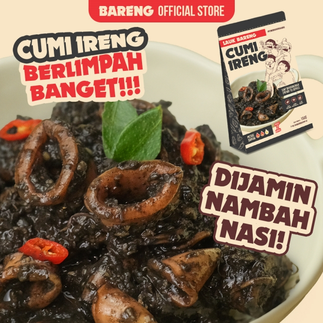 Jual Lahap Bareng | Cumi Ireng Hitam | Lauk/Makanan Instant Ready to ...