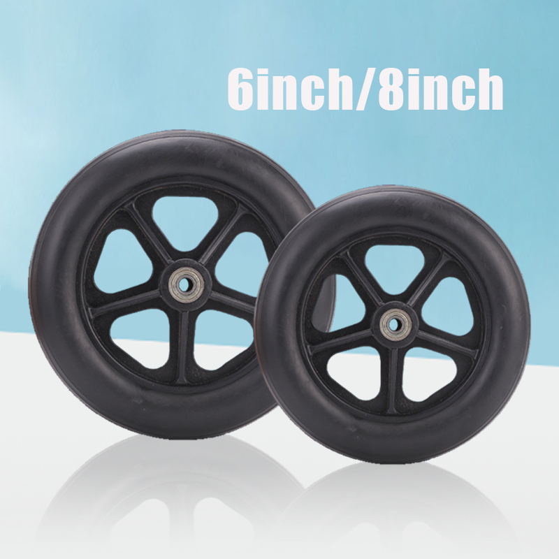 Jual Roda Depan Kursi Roda 6/8 inch Roda Bagian Depan Kursi Roda ...