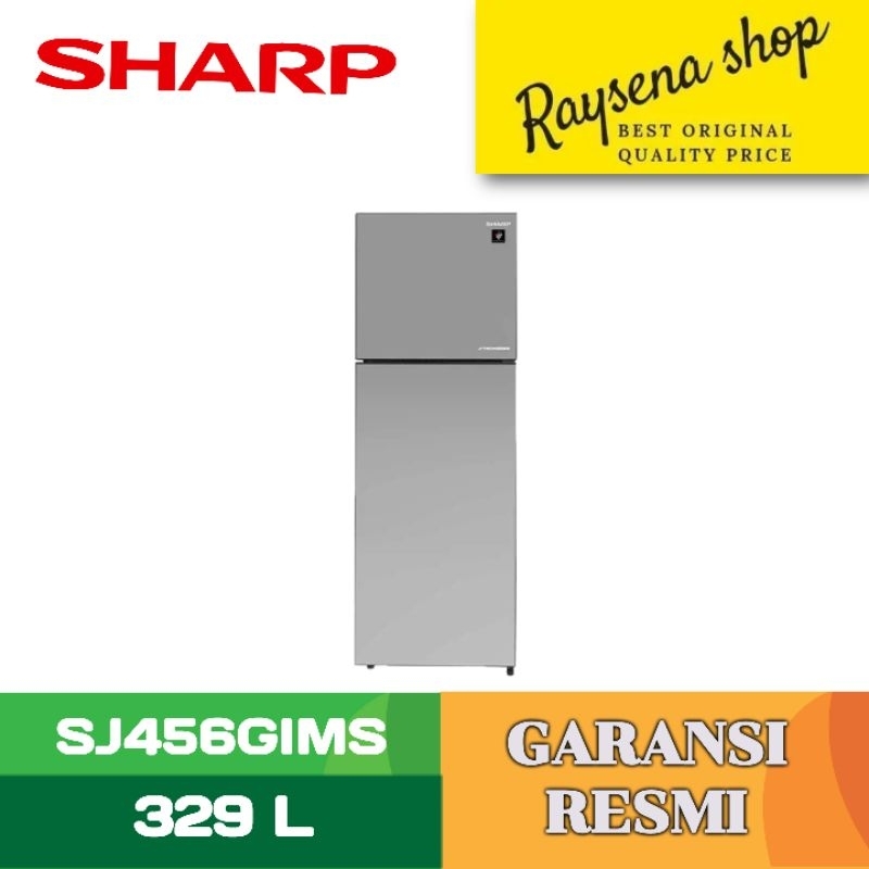 Jual SHARP KULKAS 2 PINTU KECIL SMALL 2 DOOR REFRIGERATOR SJ456GIMS | Shopee Indonesia