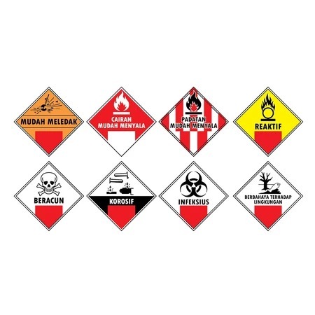 Jual Stiker Label Simbol Limbah B3 Bahan Berbahaya dan Beracun 15 x 15 ...