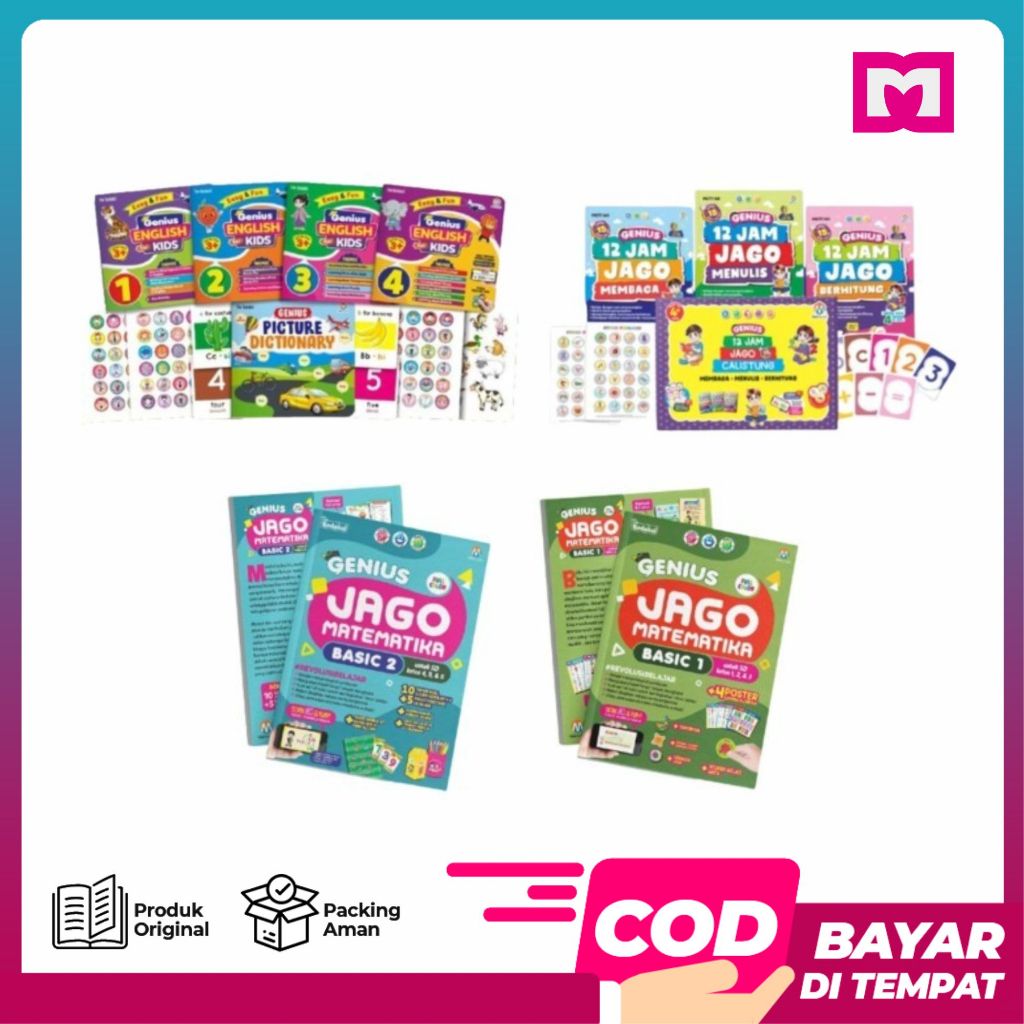 Jual DM Bookstore - Paket Bundling Spesial Buku-Buku Seri Genius untuk ...