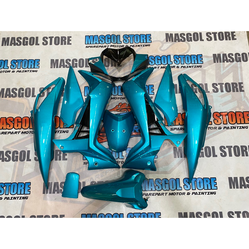 Jual Full body halus Supra X 125 Batman biru relaxa custom | Shopee ...