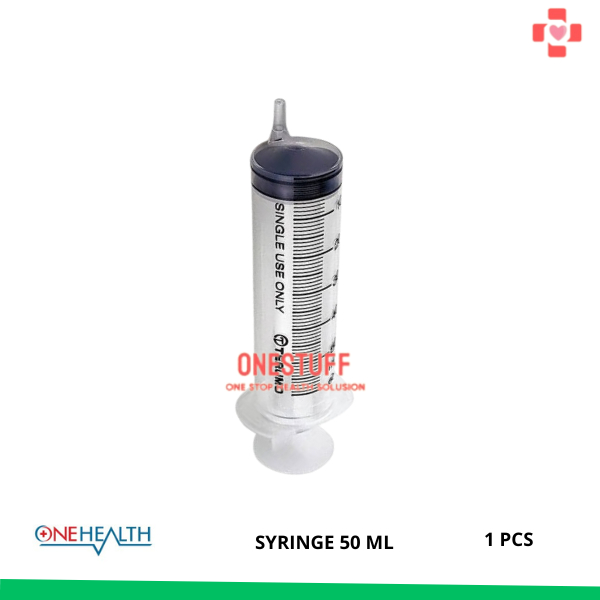 Jual Spuit 50 ML Suntikan Onehealth Tanpa Jarum Suntik Syringe 50 CC 1 ...