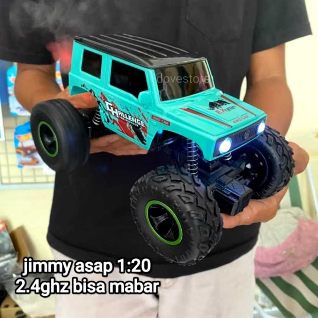 Jual Mainan Mobil Remot Kontrol Remote Control Jeep Jimmy Lampu Asap ...