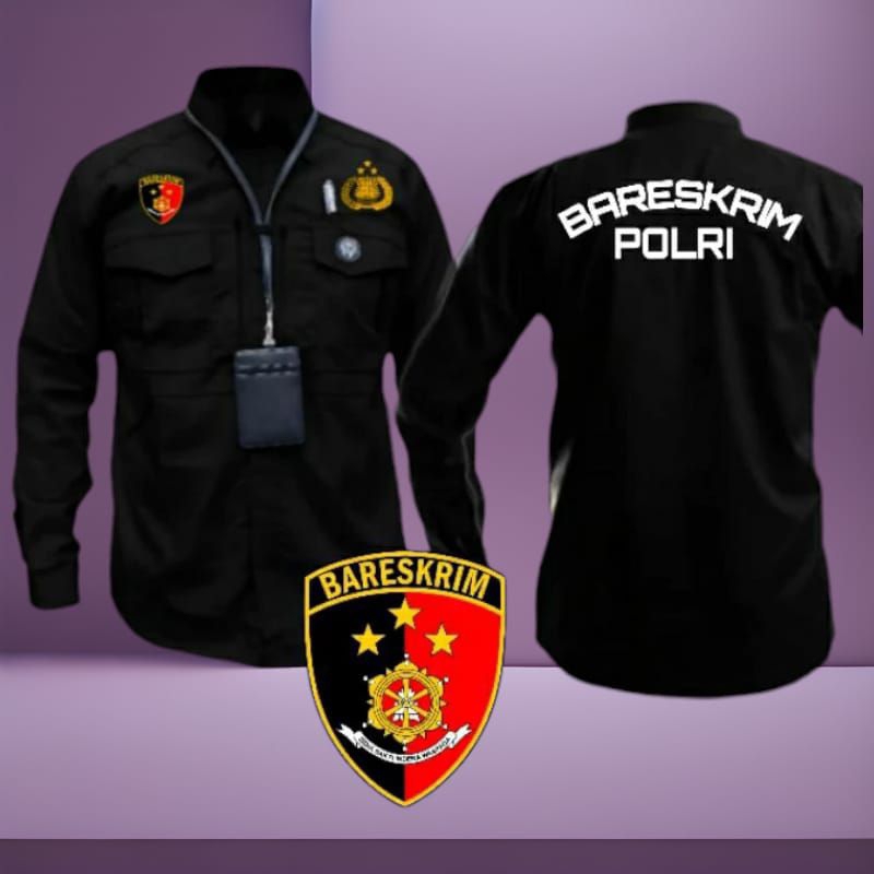 Jual kemeja kerja baju pdh seragam kerja tactical bareskrim polri ...