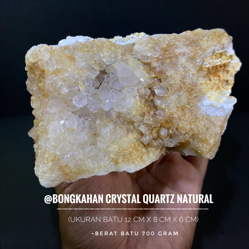 Jual Bongkahan Crystal Quartz Natural L7 atau Batu Kristal Quartz atau ...