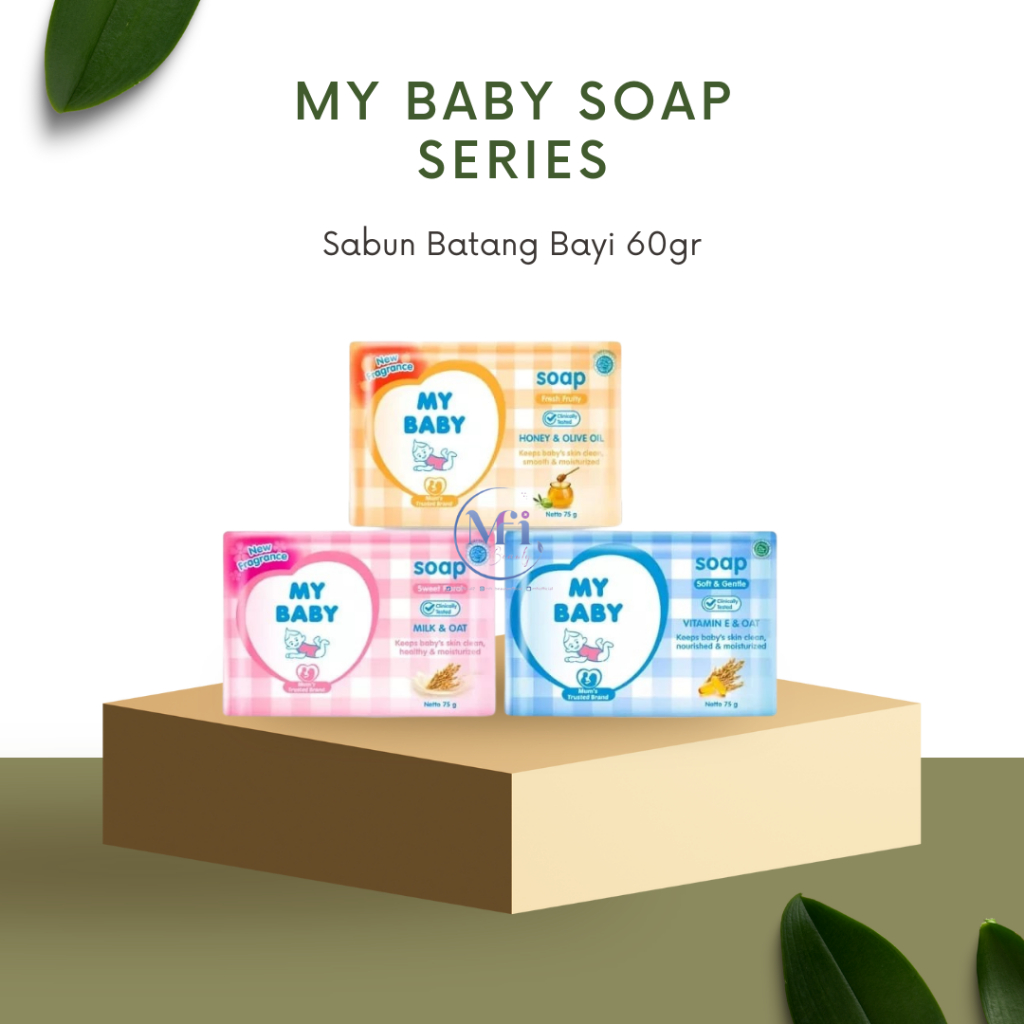Jual MFI - MY BABY Bar Soap Series | Netto 75gr & 60gr | Sabun Batang ...