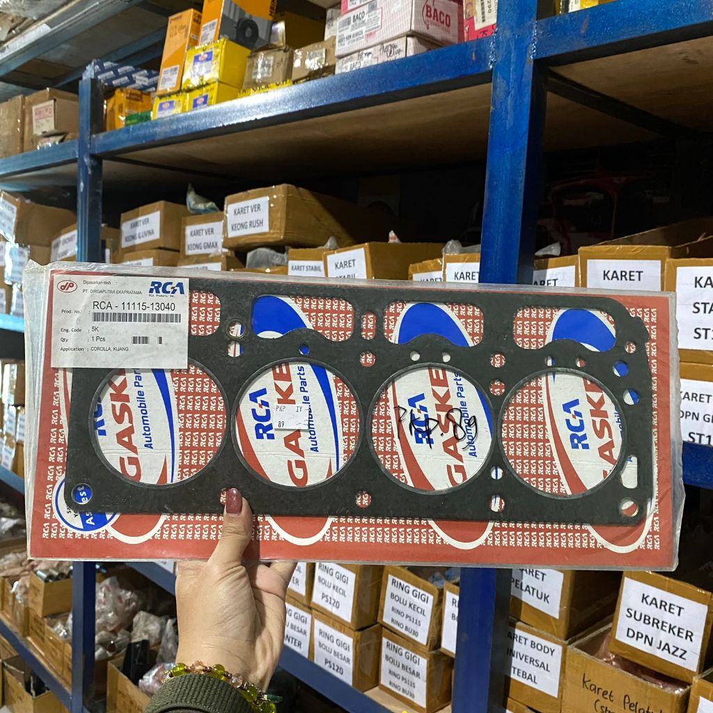 Jual RCA Packing Kop Gasket Cylinder Head Engine Paking Silinder Toyota Kijang 5K | Shopee Indonesia