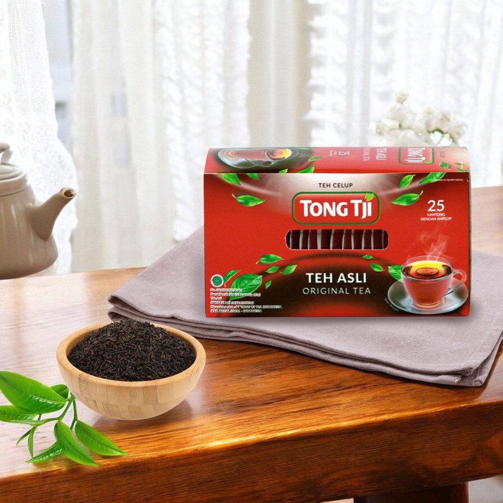 Jual Tong Tji Original Tea dgn Amplop 25s, Teh Celup per Karton isi 40 ...