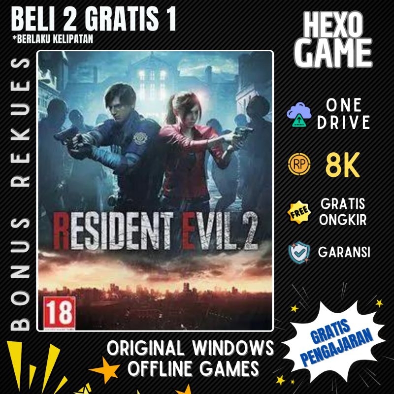 Jual RESIDENT EVIL 2 - GAME PC - GAME LAPTOP - LINK DOWNLOAD | Shopee Indonesia