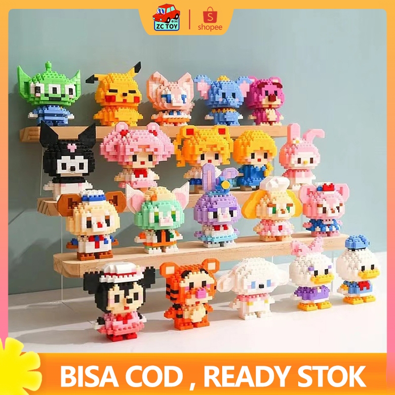 Jual ZCTOY DIY Mainan Building Block Nano Block Model Kartun 3D Puzzle ...