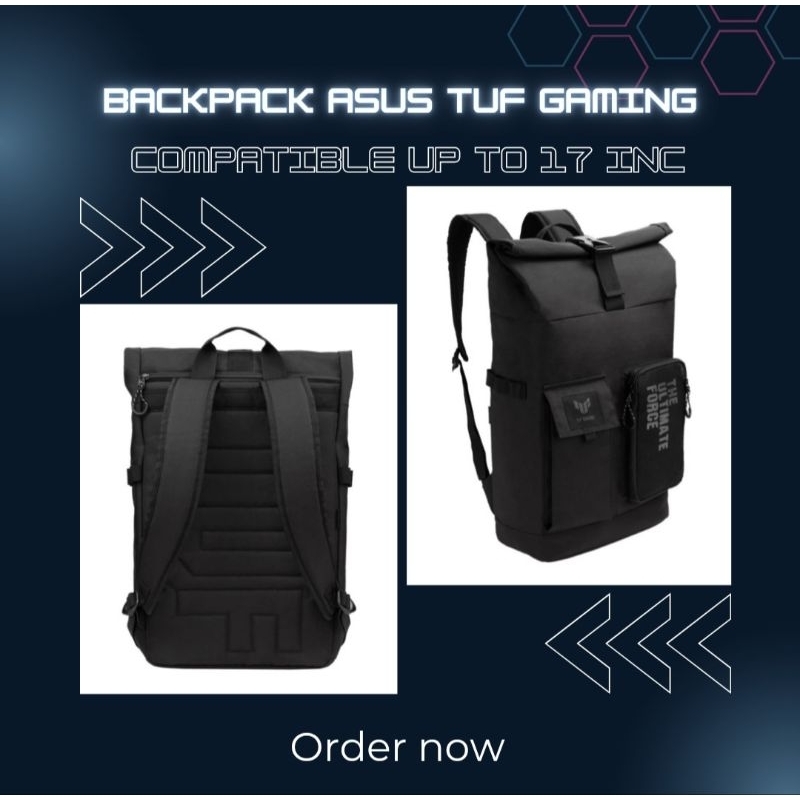 Jual New Backpack Asus TUF Gaming original tas laptop tas sekolah tas ...