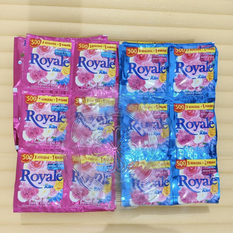 Jual Royale Softener Pewangi & Pelembut Pakaian Kemasan Renceng ...