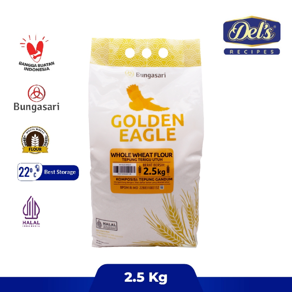 Jual Bungasari - Golden Eagle Whole Wheat Flour / Tepung Terigu Utuh ...