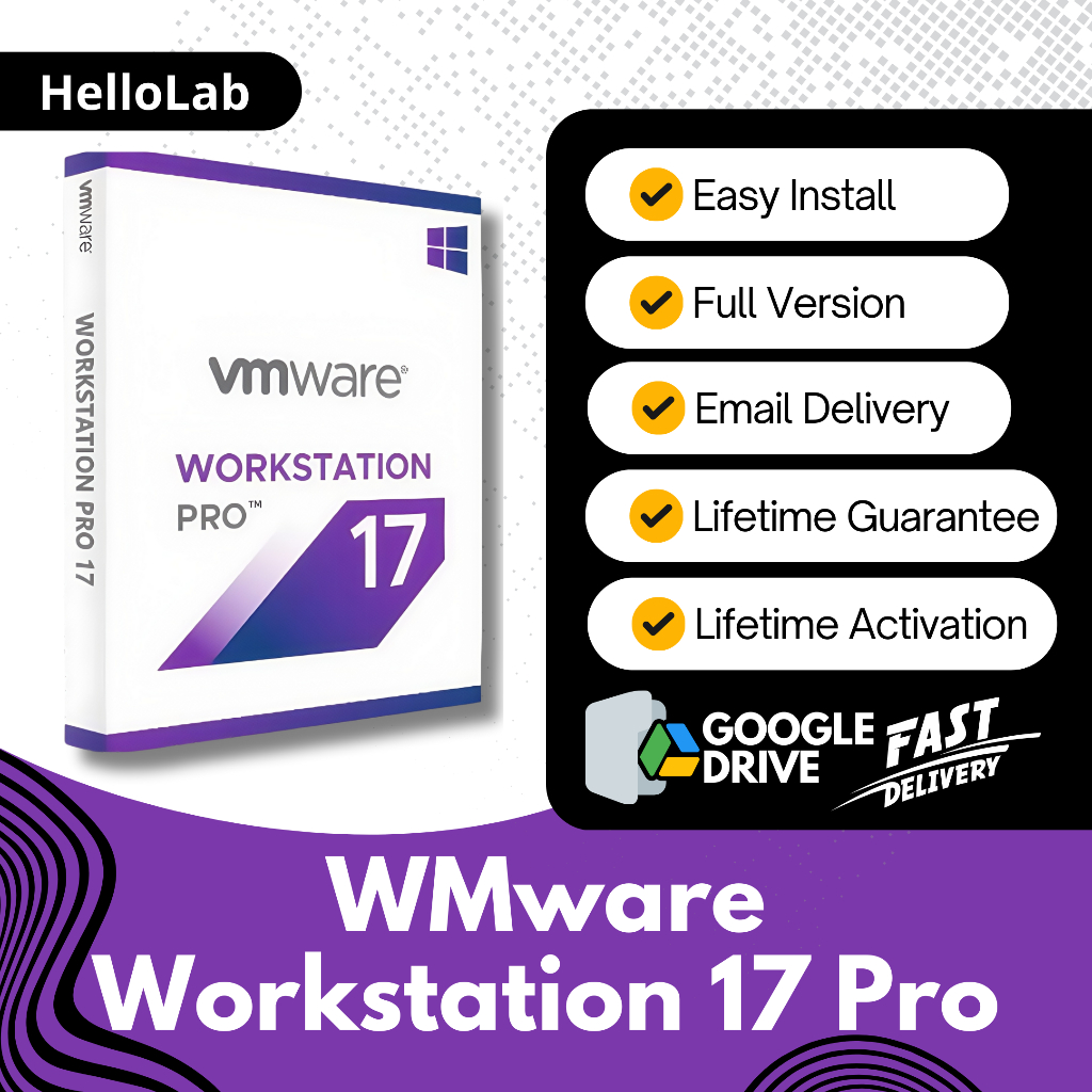 Jual VMware Workstation 17 Pro v17.5.0.22583795 Full Version | Shopee Indonesia