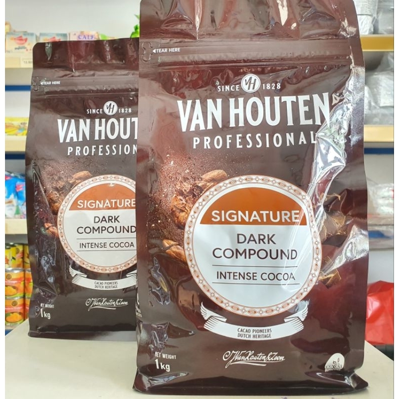 Jual Van houten Intense Dark Compound 1Kg / Dark Coklat Koin Vanhouten ...