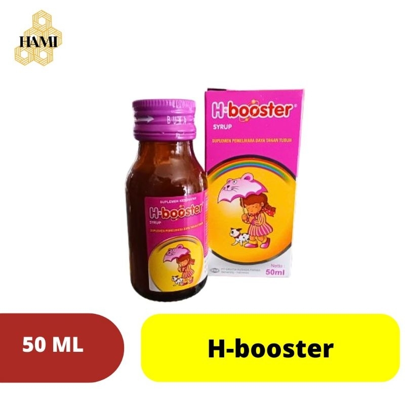 Jual H - Booster Sirup 50 ML - Multivitamin Daya Tahan Tubuh | Shopee ...