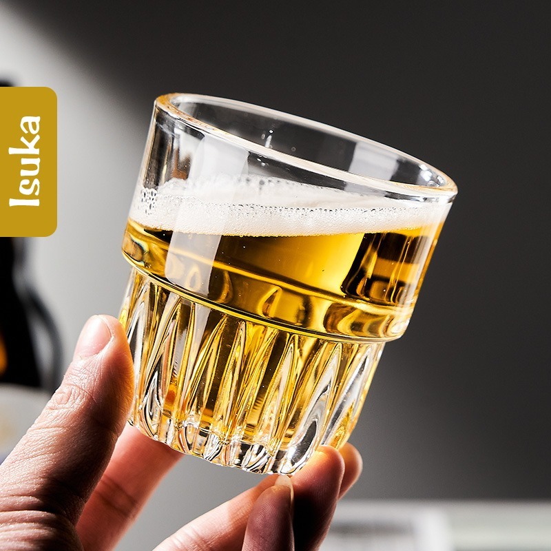 Jual Gelas Kaca Wine Teh Kopi Susu Gelas Matcha Kaca Bening Whiskey Glass Gelas Minum Beer ...