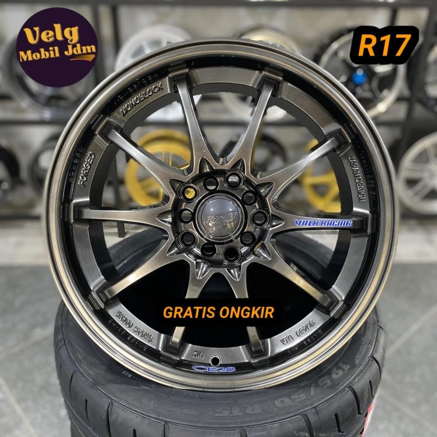 Jual velg mobil ring 17 CE28 LEBAR 7,5 ET 40 velg r17 hrv new veloz crv new avanza xpander ...