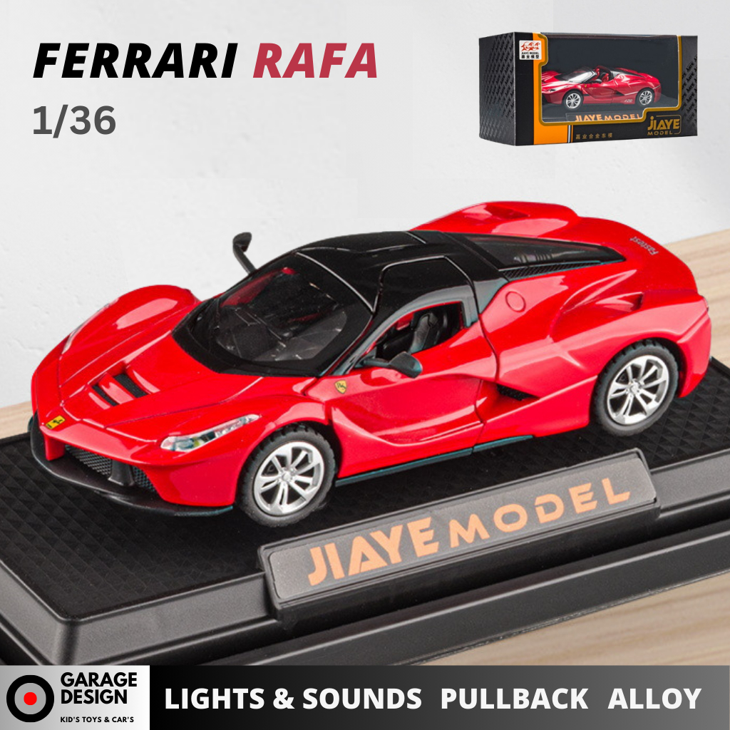 Jual Diecast Mobil 1:36 Ferrari RAFA - Alloy Diecast Model Pajangan ...