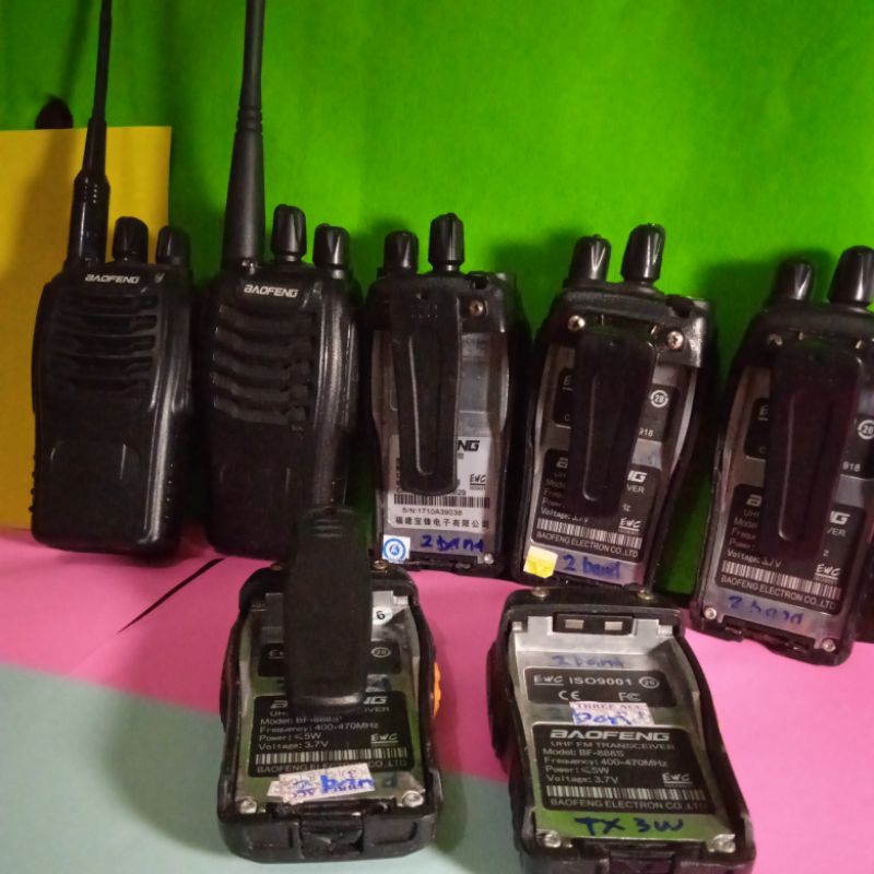 Jual HT Baofeng 888s Dual Band UHF VHF tanpa Layar | Shopee Indonesia