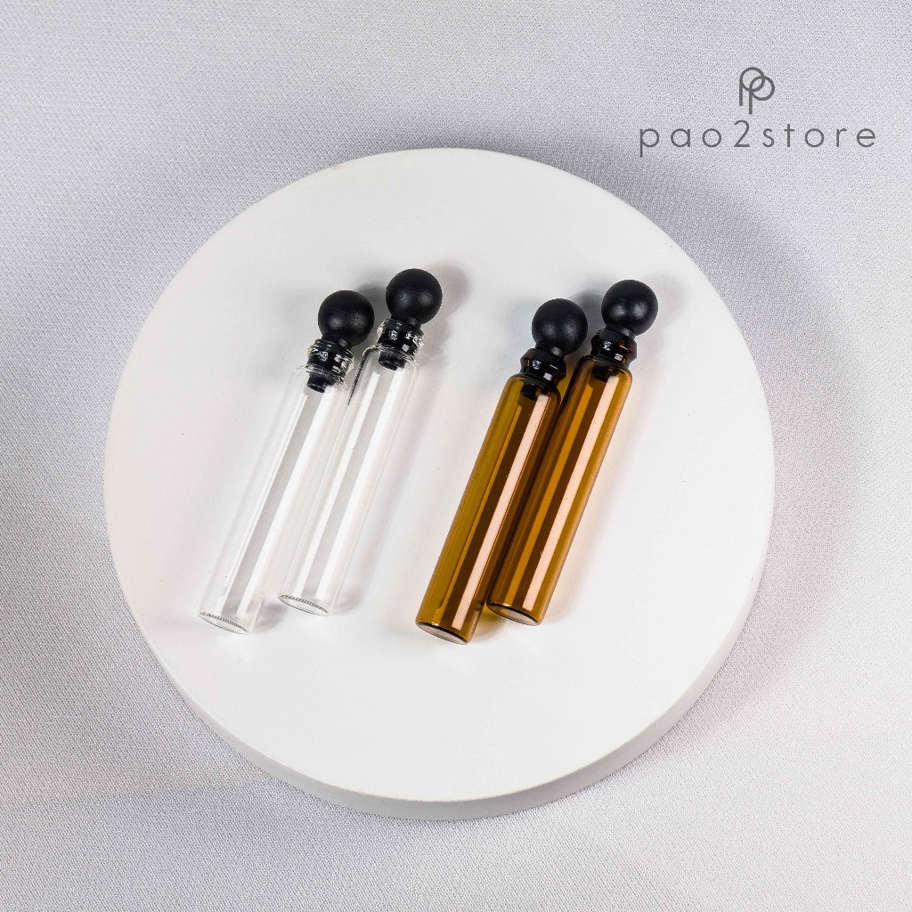 Jual Vial Kaca 2ml - Model Botol Stik Panjang Lidi Clear & Amber ...