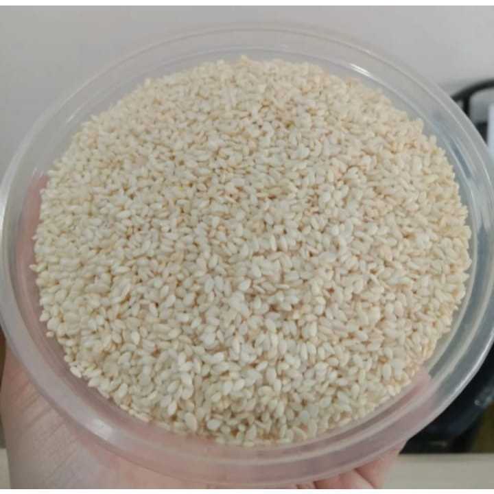 Jual biji wijen putih kemasan ( 1000 gram ) | Shopee Indonesia