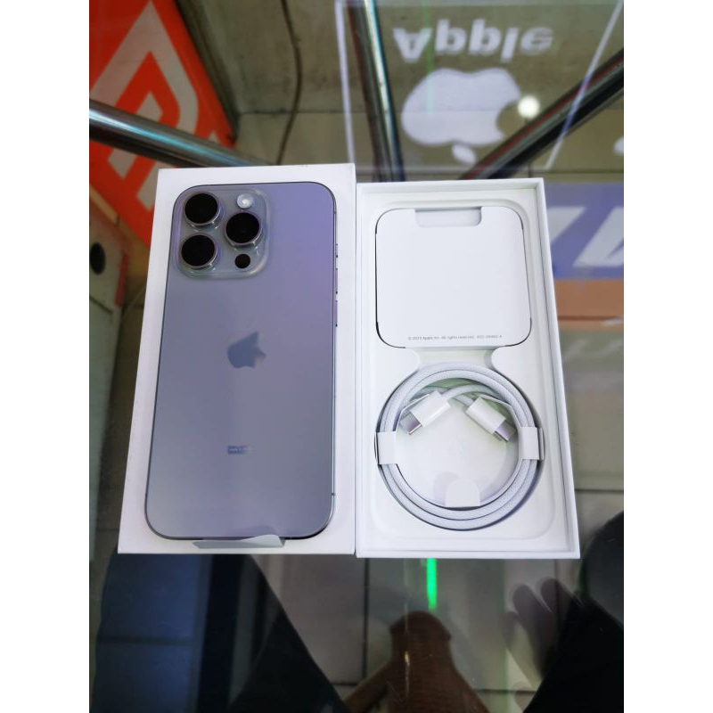 Jual Iphone 15 pro 128gb ibox new, buka segel dus aja (Second) | Shopee ...