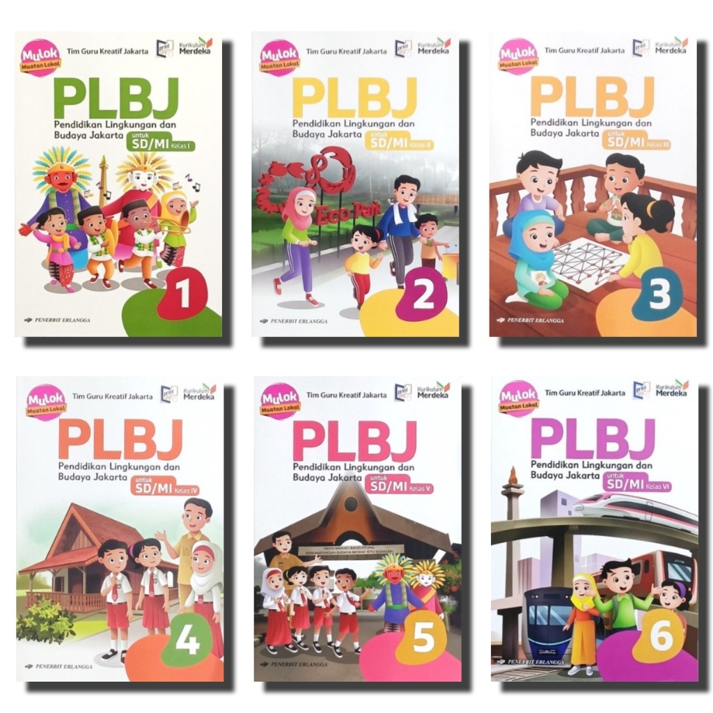 Jual BUKU PENDIDIKAN LINGKUNGAN HIDUP & BUDAYA JAKARTA (PLBJ) ERLANGGA ...