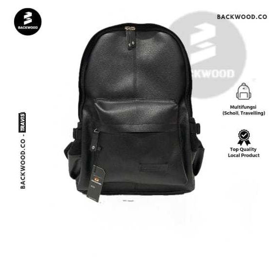 Jual BACKWOOD tas ransel TRAVIS backpack tas pria kulit sintetis ...