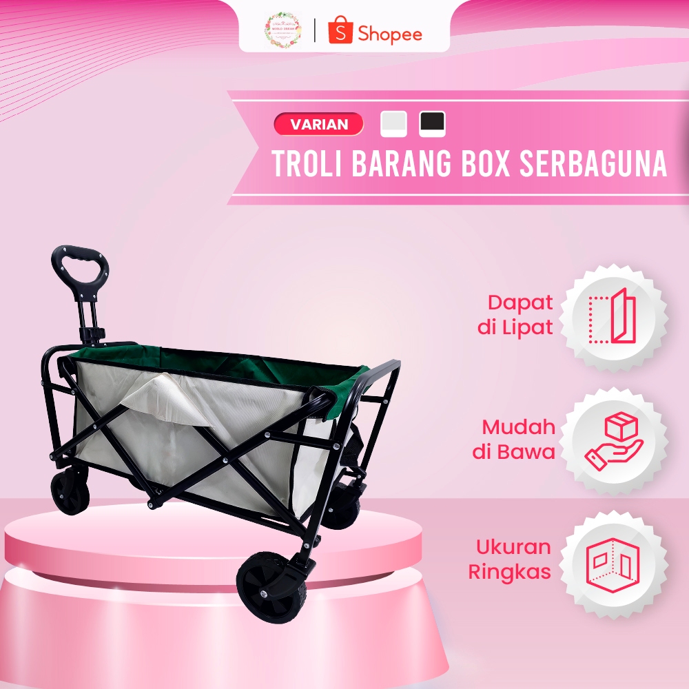 Jual Worldream Troli Barang Box Serbaguna Camping Keluarga Glamping ...