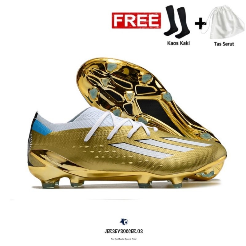 Jual SEPATU BOLA ADIDAS X SPEDPORTAL.1 MESSI GOLD FG | Shopee Indonesia