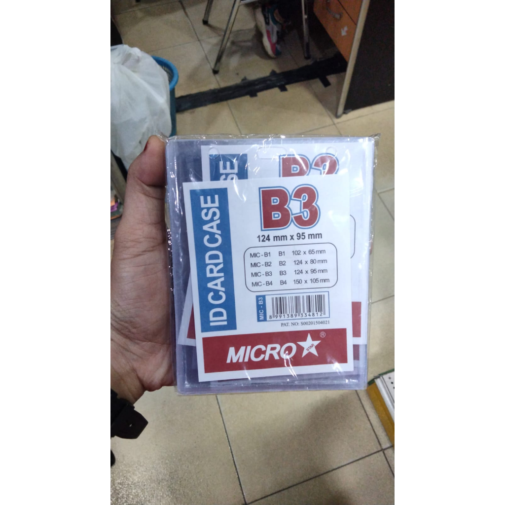 Jual MICROSTAR - KARTU TANDA PENGENAL MIKA / IDENTITY CARD / ID CARD MIC-B3 124X95MM | Shopee ...